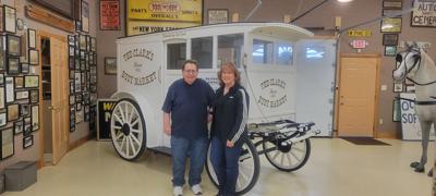Ted Clark's milk wagon donated to Waverly Historical Society Museum ...