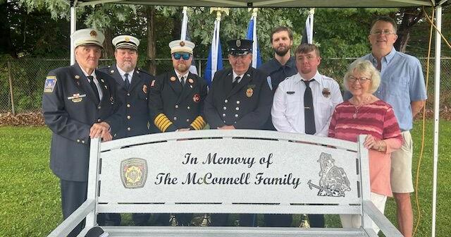 McConnell family recognized for fire service | News | morning-times.com