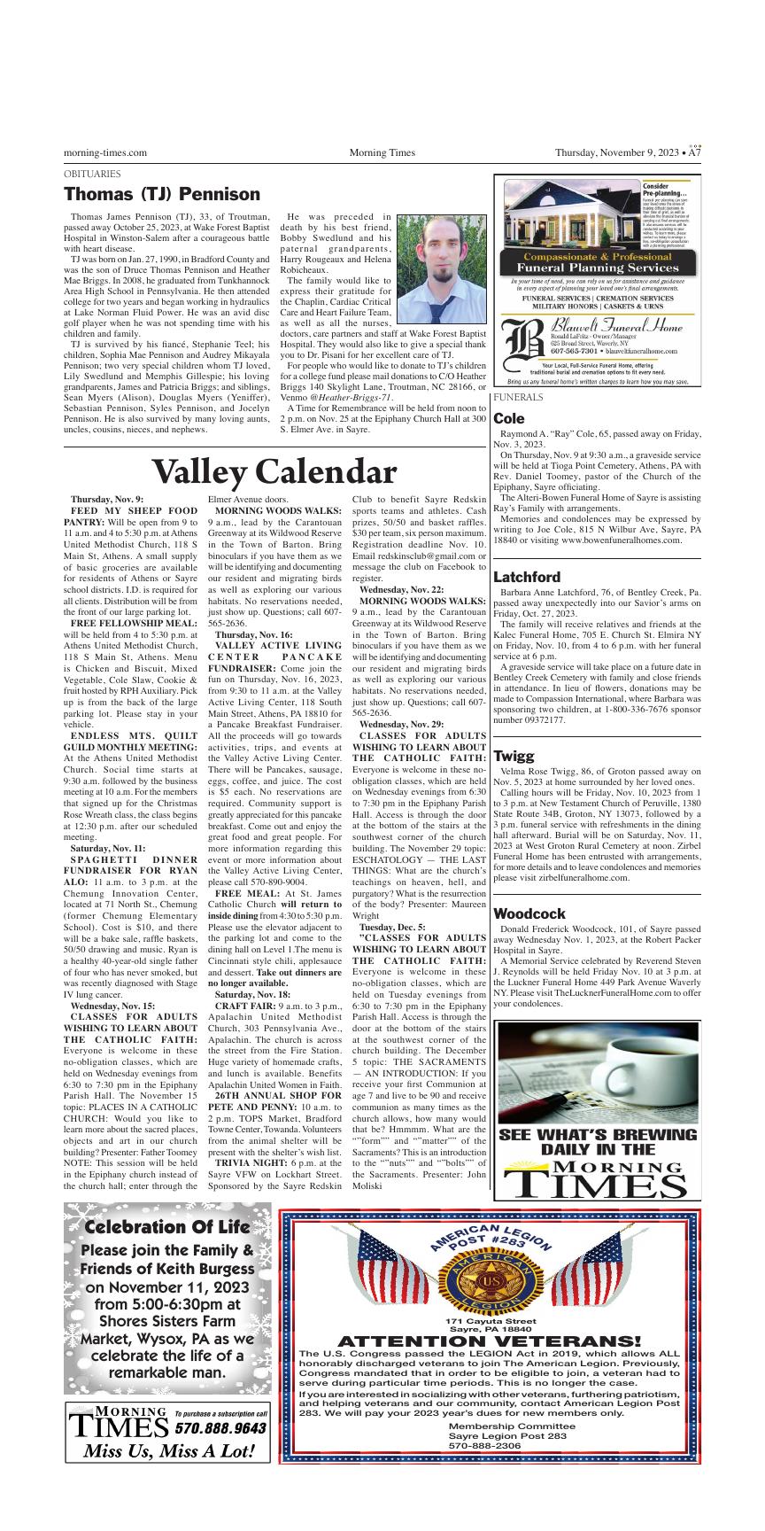 Page A7 | e-Edition | morning-times.com