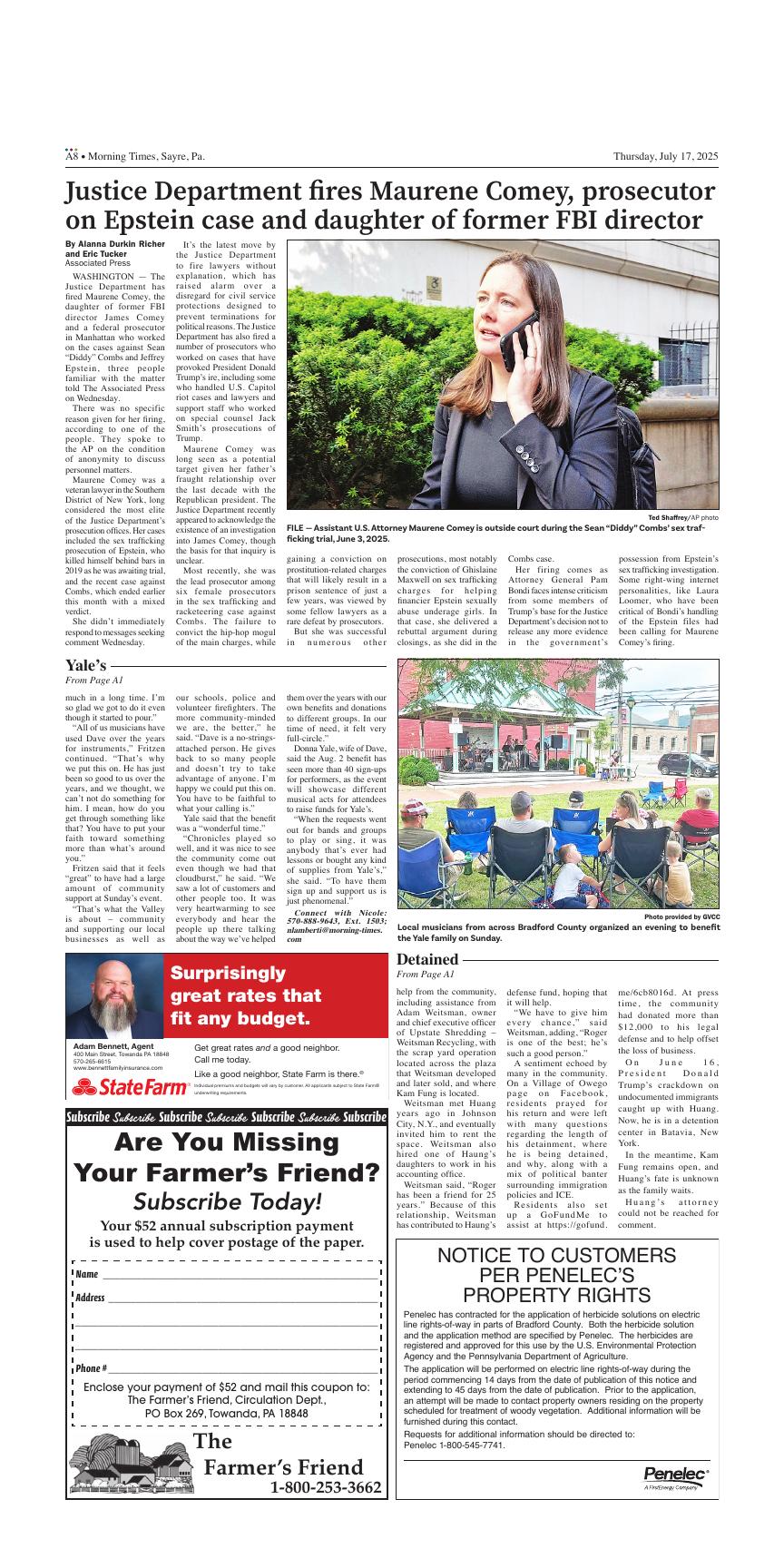 Page A8 | e-Edition | morning-times.com