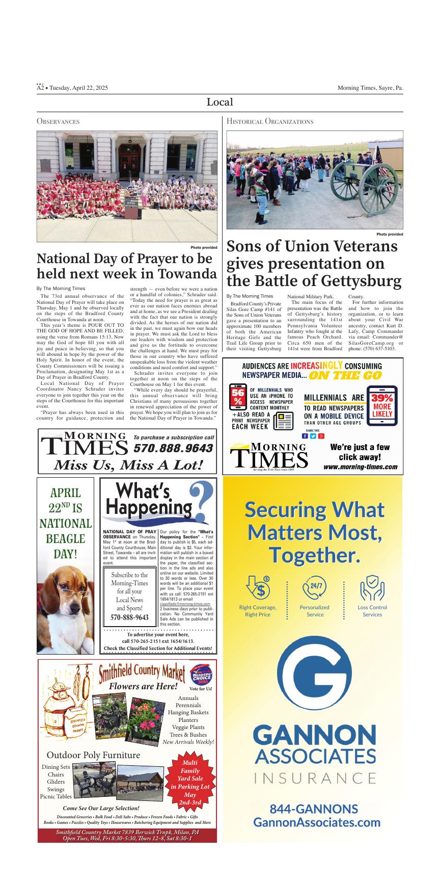 Page A1 | Morning Times | morning-times.com