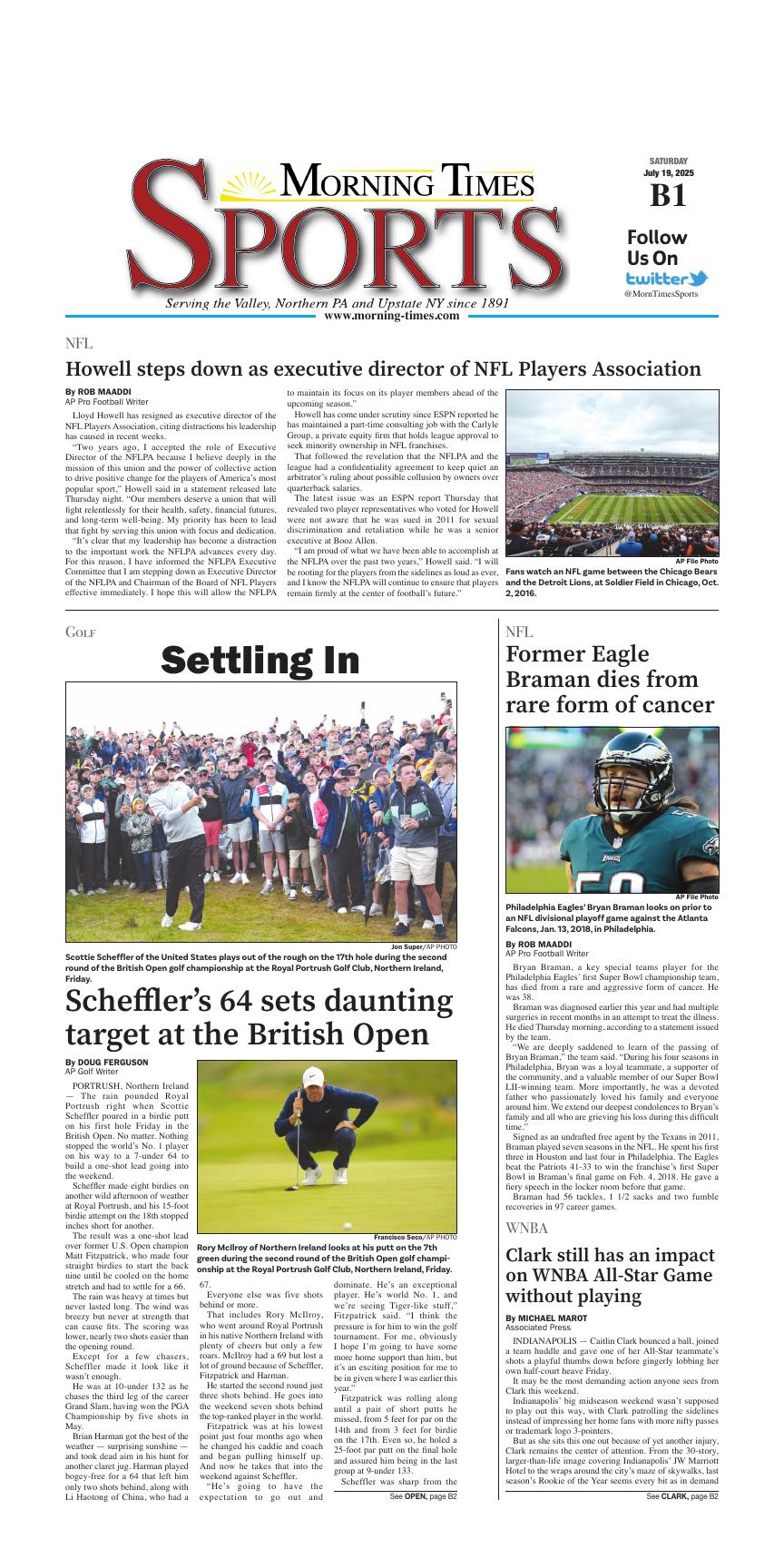 Page B1 | e-Edition | morning-times.com