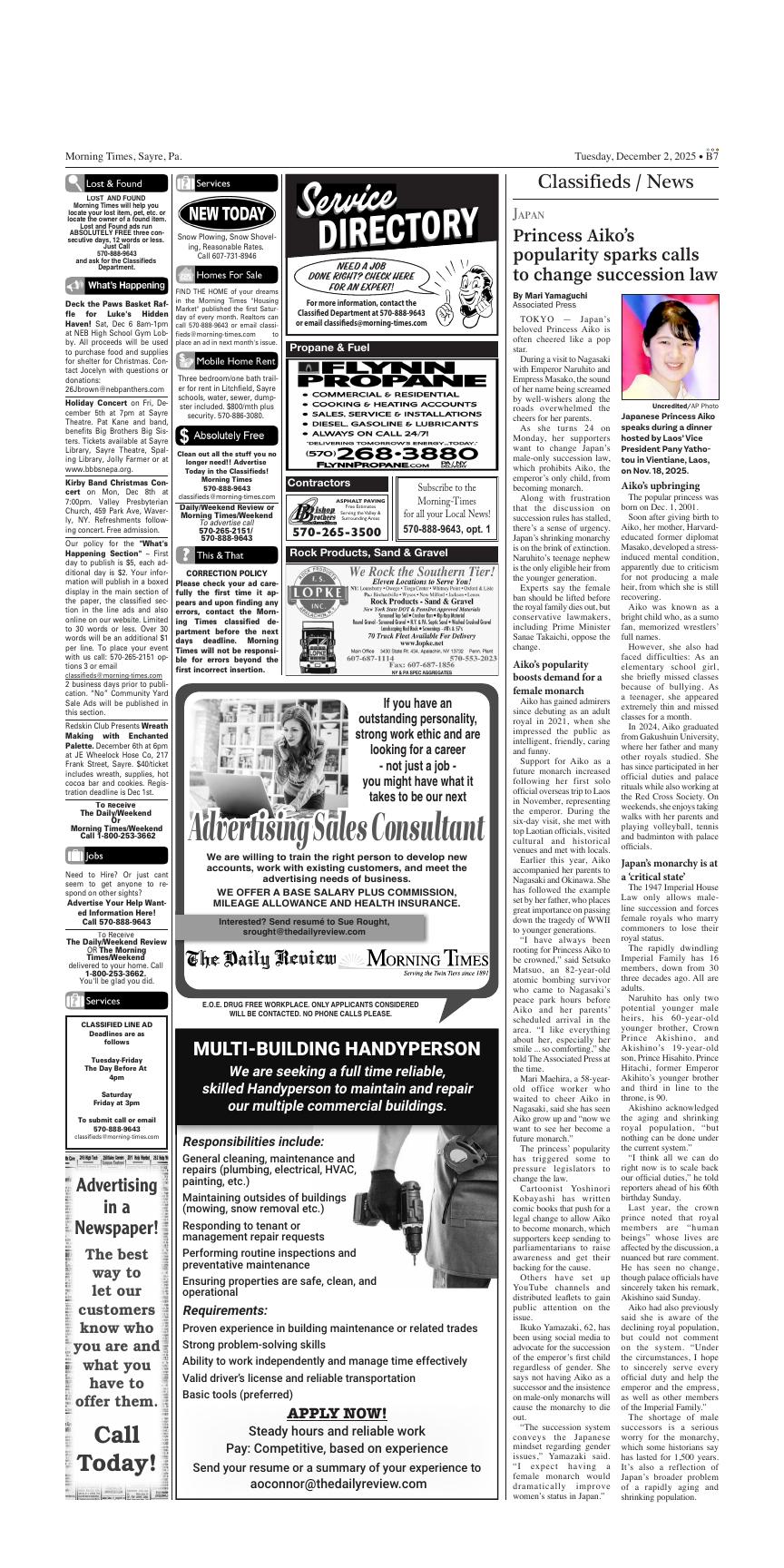 Page B7 | e-Edition | morning-times.com