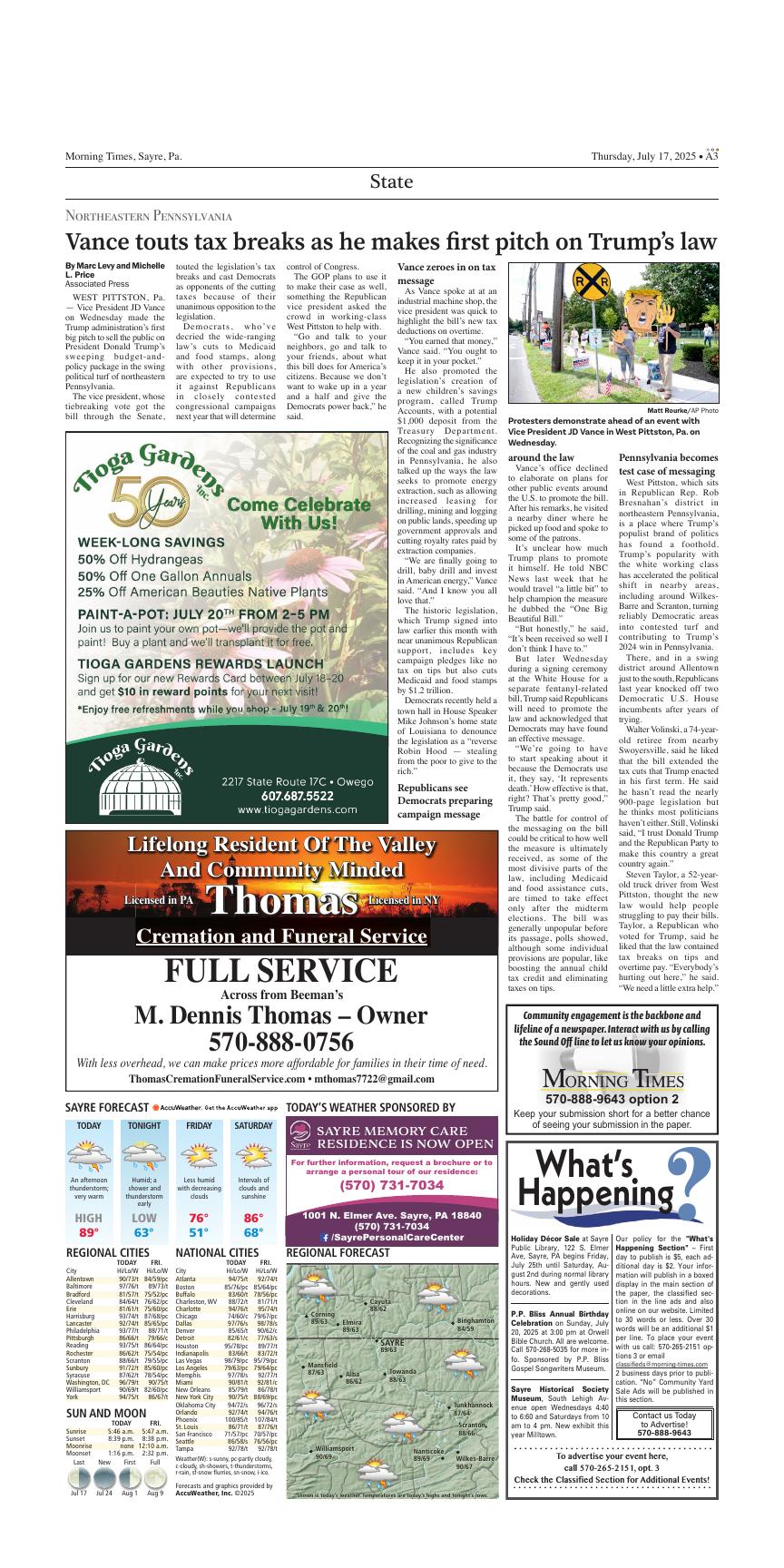 Page A3 | Morning Times | morning-times.com