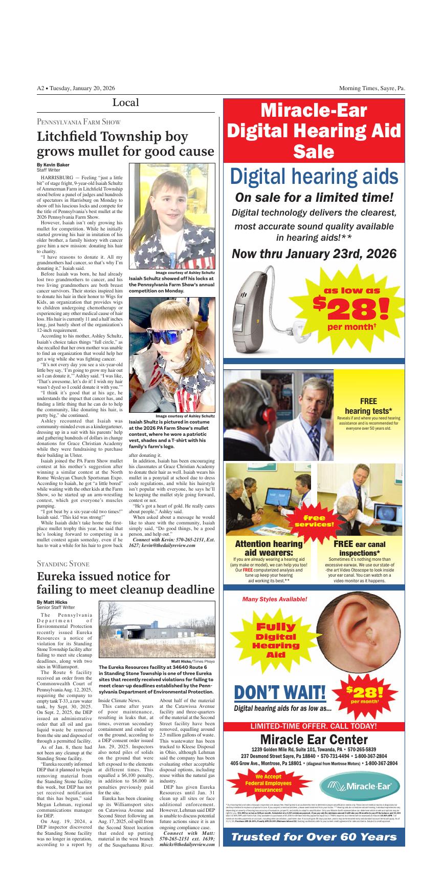 Page A2 | Morning Times | morning-times.com