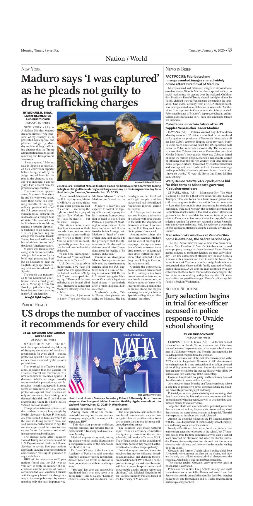 Page A5 | e-Edition | morning-times.com