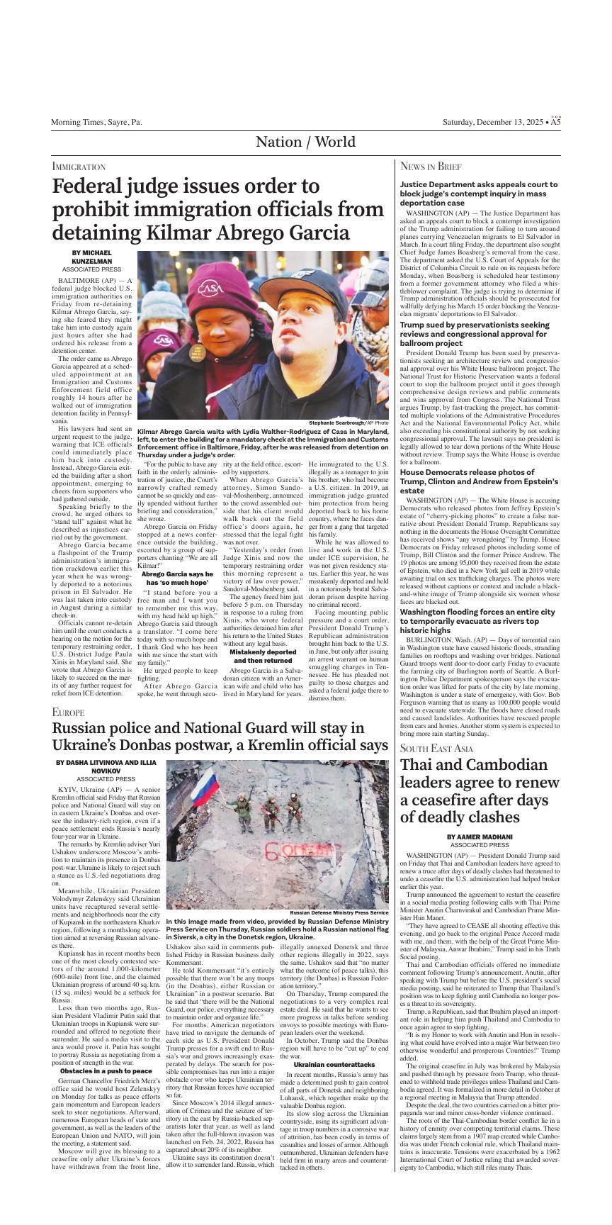 Page A5 | e-Edition | morning-times.com