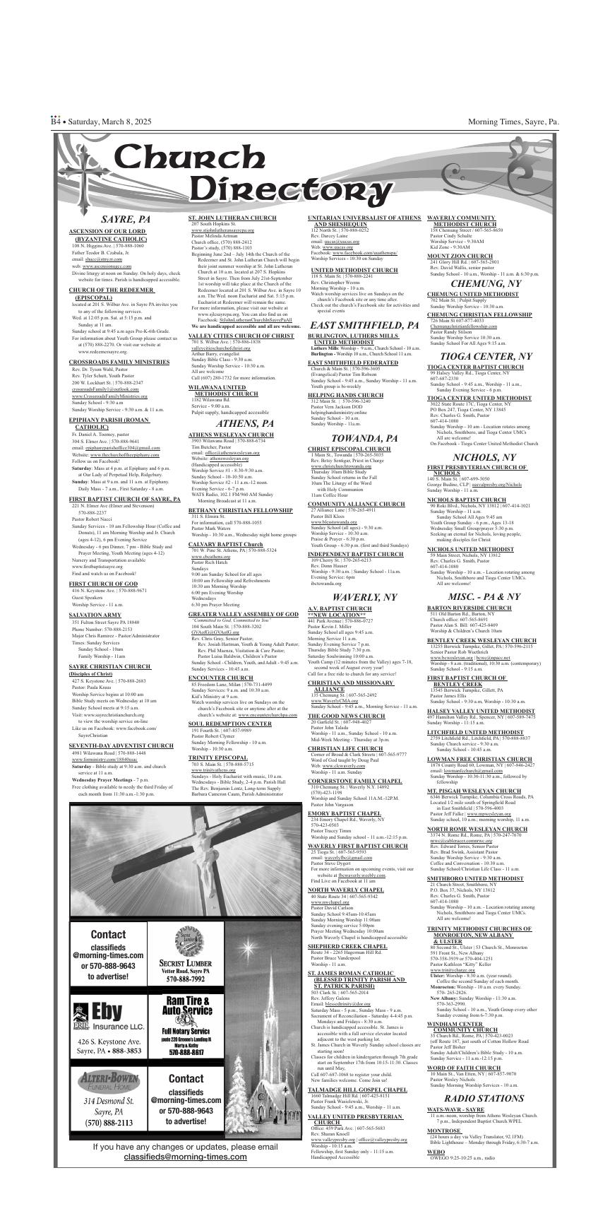 Page B4 E Edition Morning