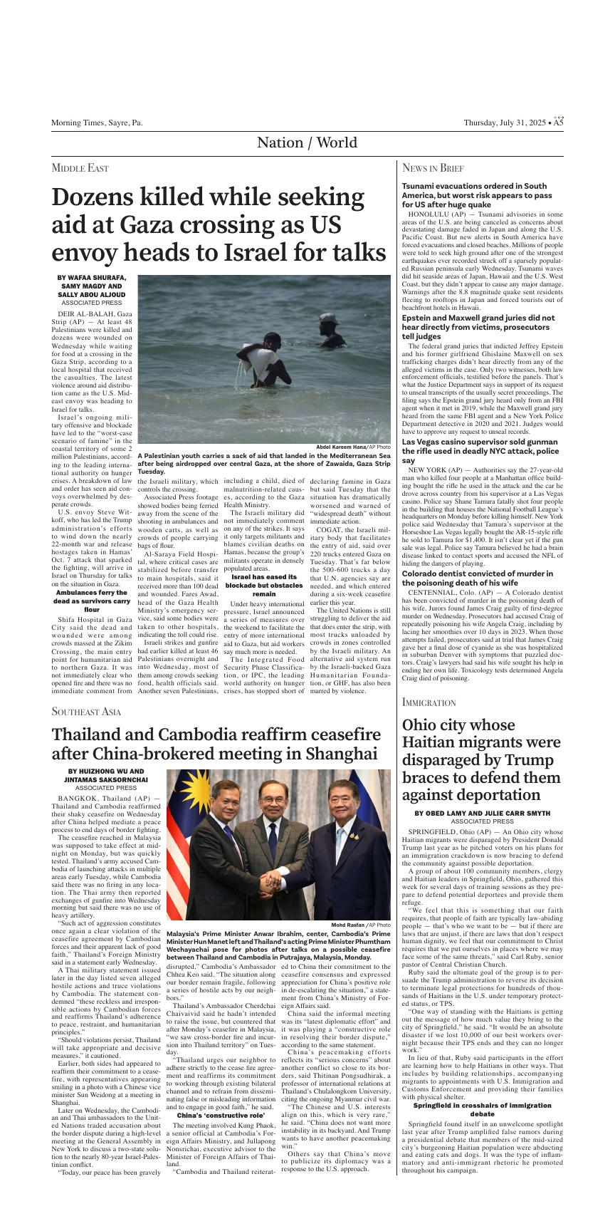 Page A5 | e-Edition | morning-times.com