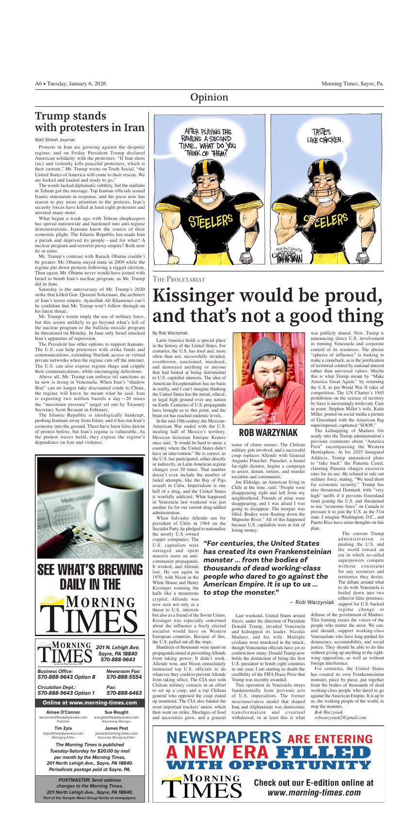 Page A6 | e-Edition | morning-times.com