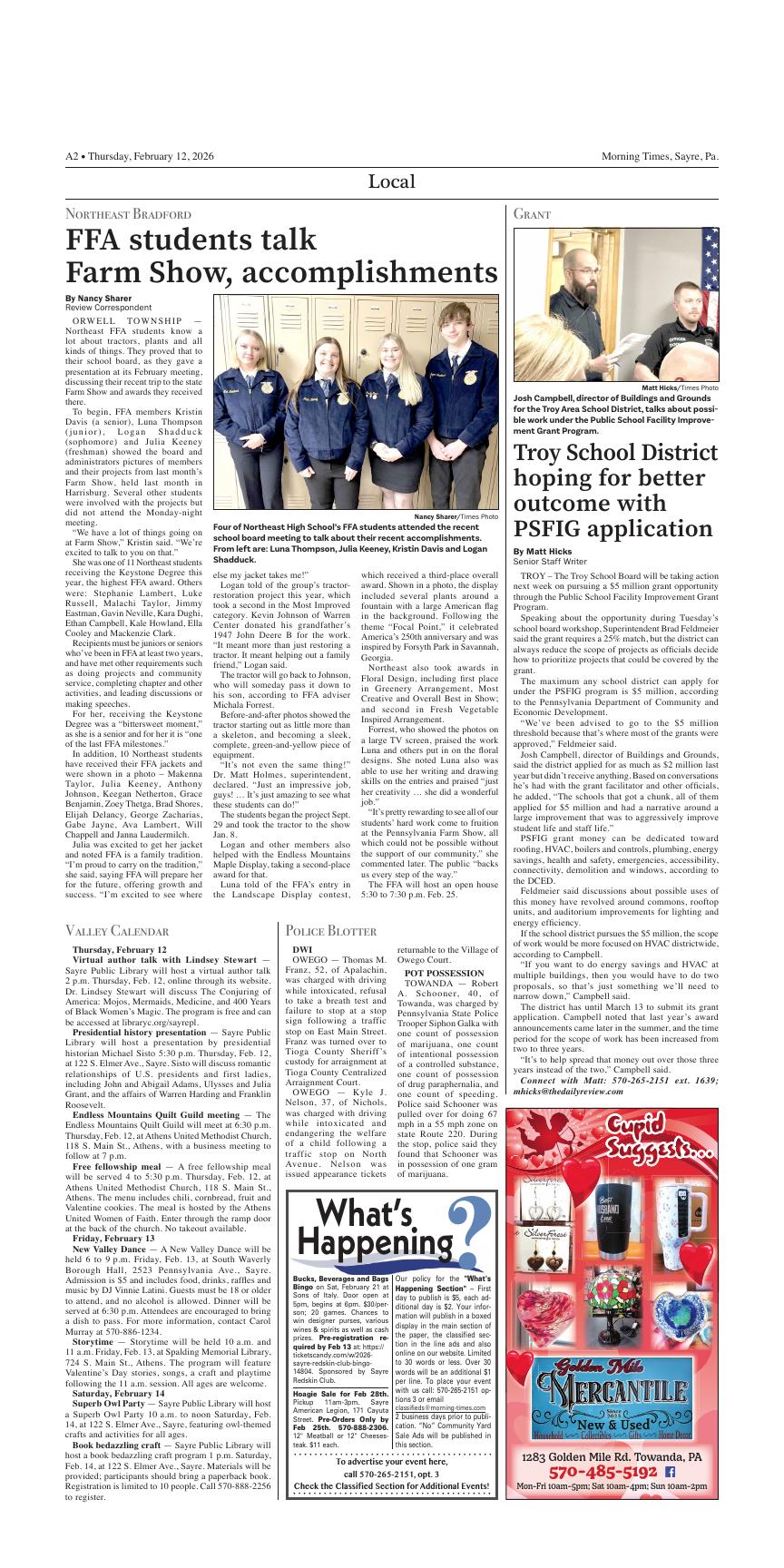 Page A2 | Morning Times | morning-times.com