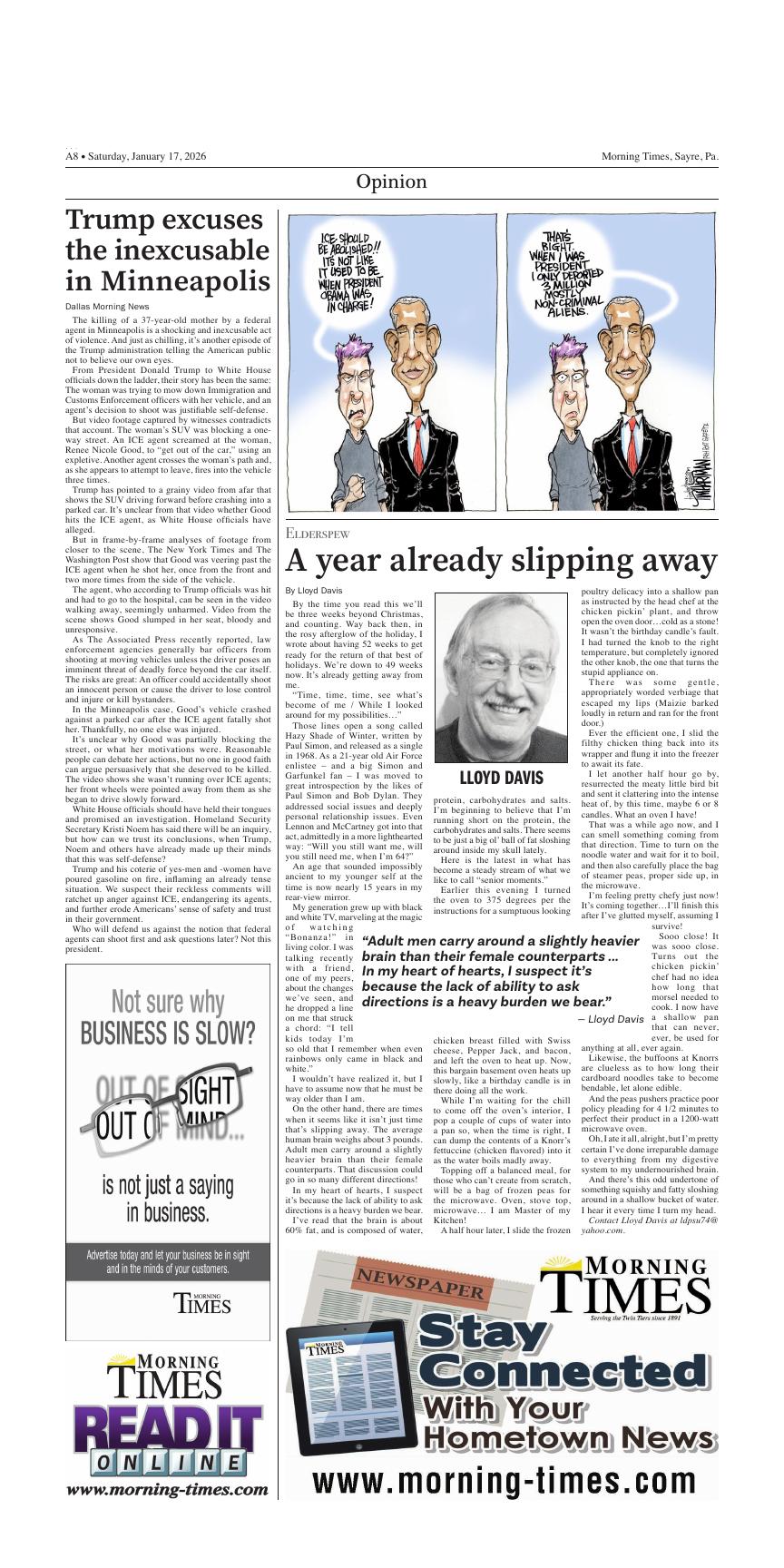 Page A8 | e-Edition | morning-times.com