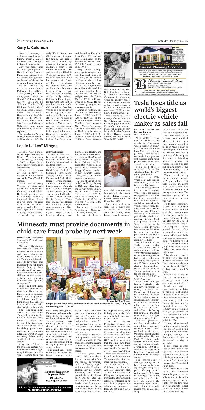 Page A4 | Morning Times | morning-times.com