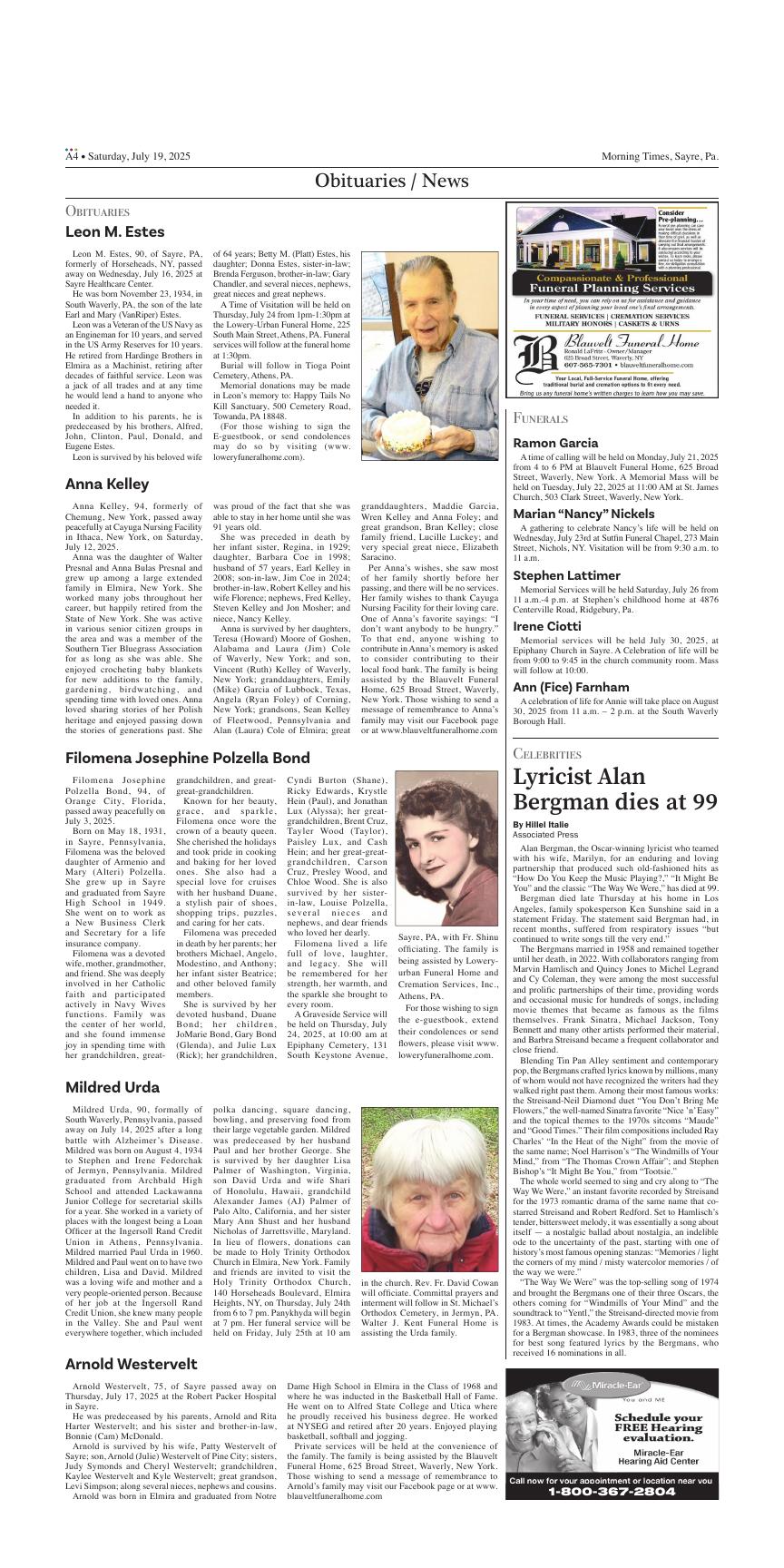 Page A4 | e-Edition | morning-times.com