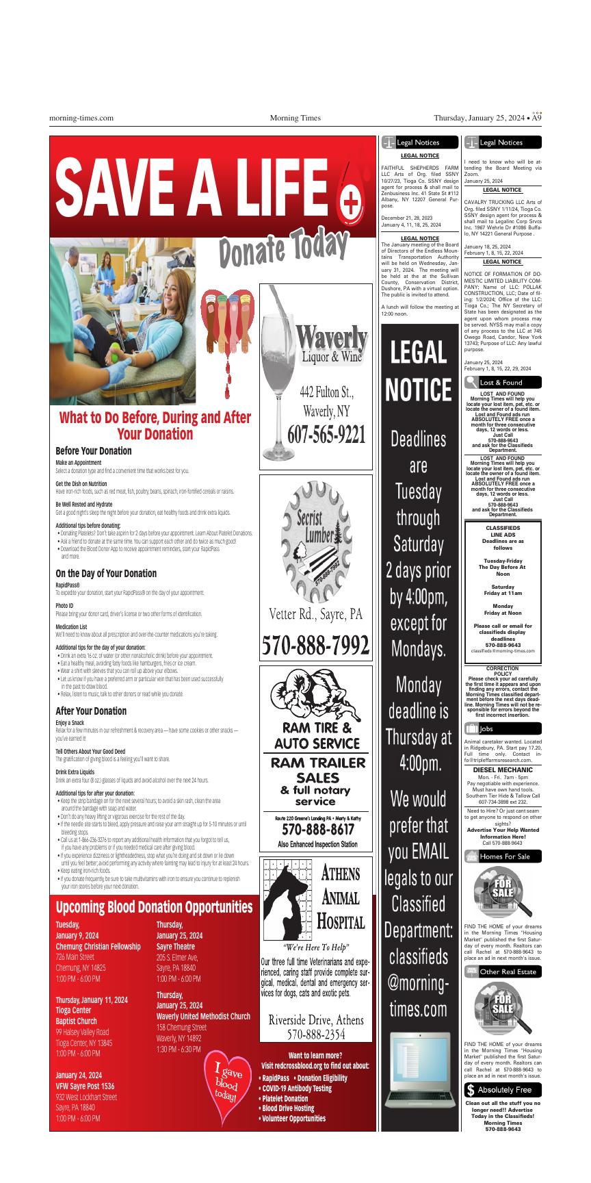 Page A9 | e-Edition | morning-times.com