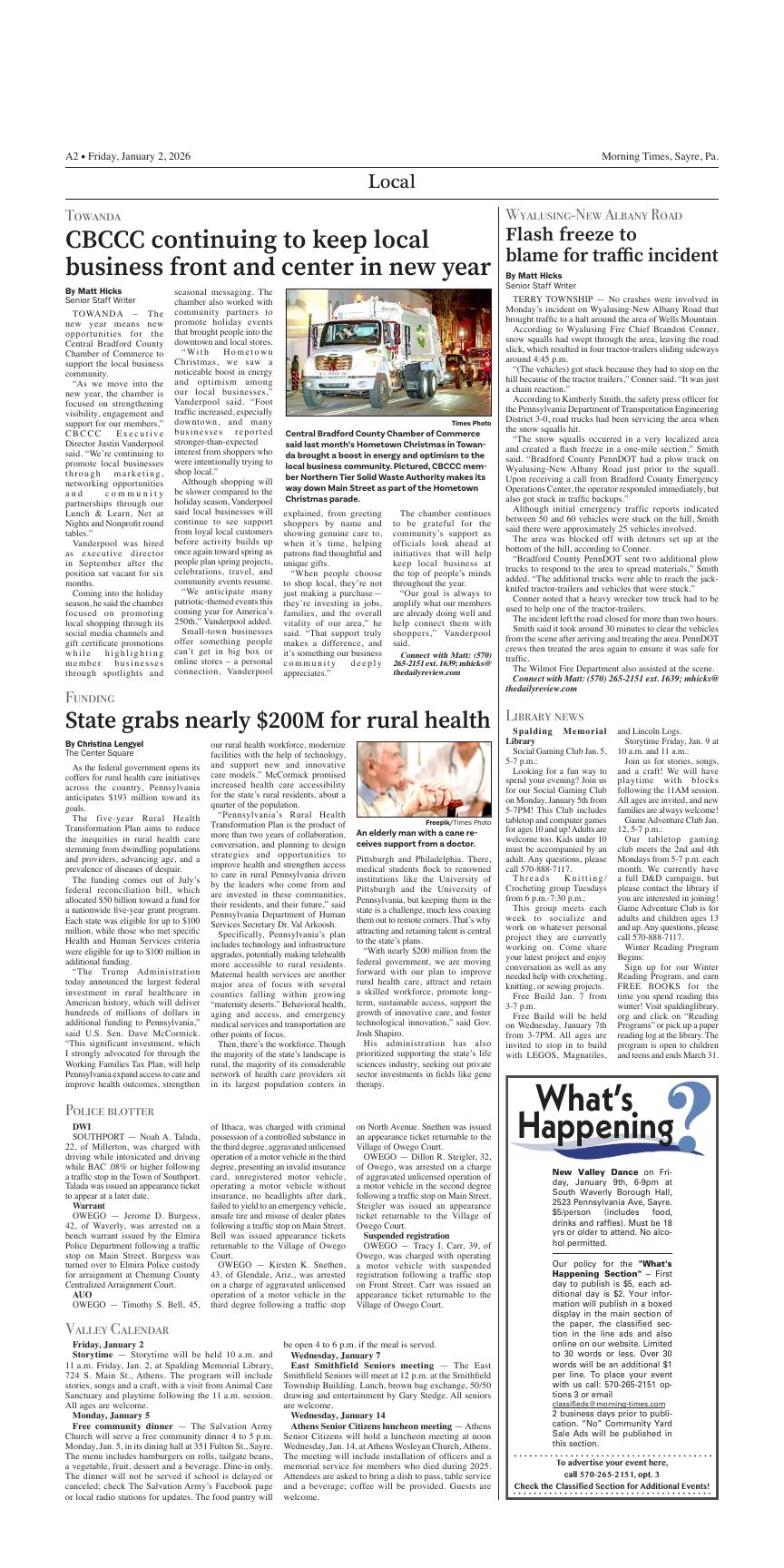 Page A2 | Morning Times | morning-times.com