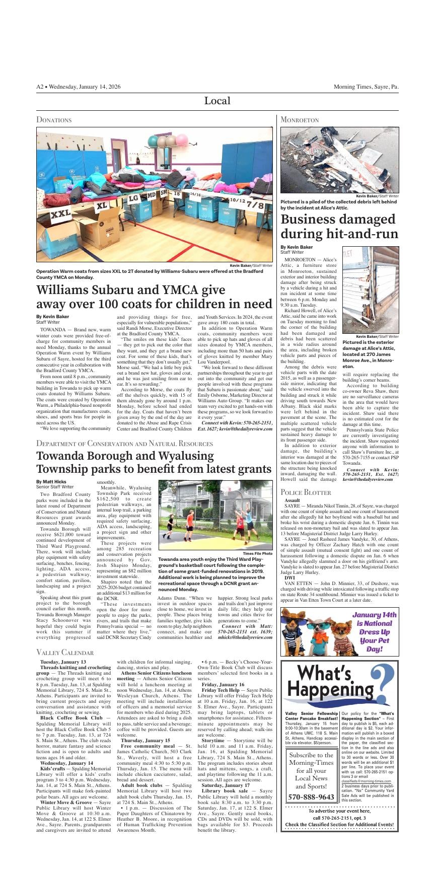Page A2 | Morning Times | morning-times.com