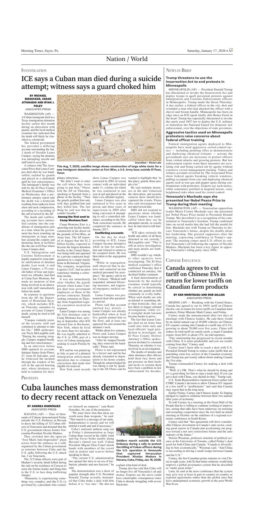 Page A5 | e-Edition | morning-times.com