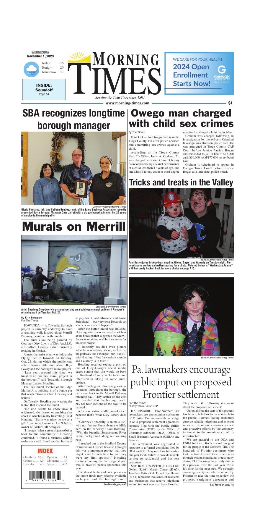 Page A1 | e-Edition | morning-times.com