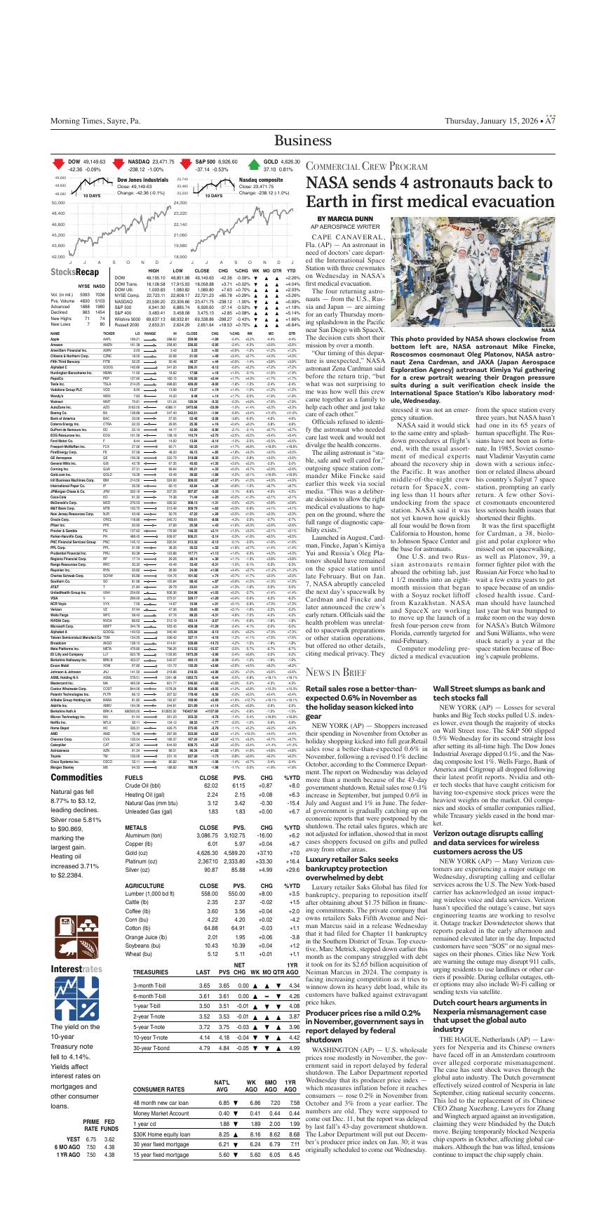 Page A7 | e-Edition | morning-times.com