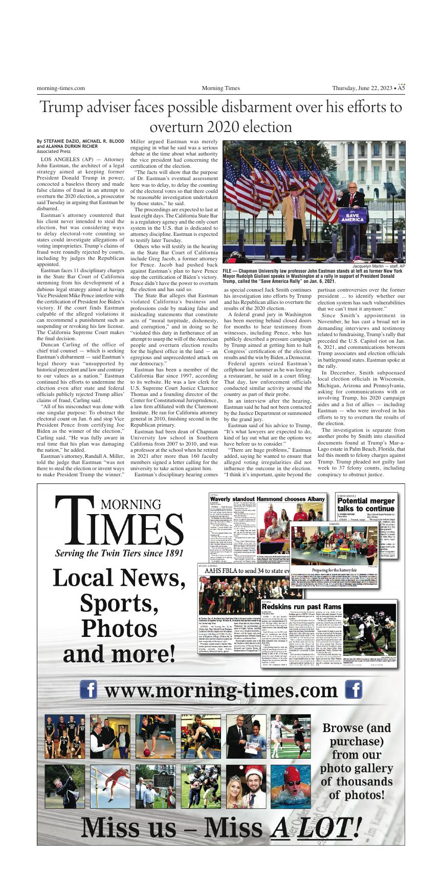Page A5 | e-Edition | morning-times.com