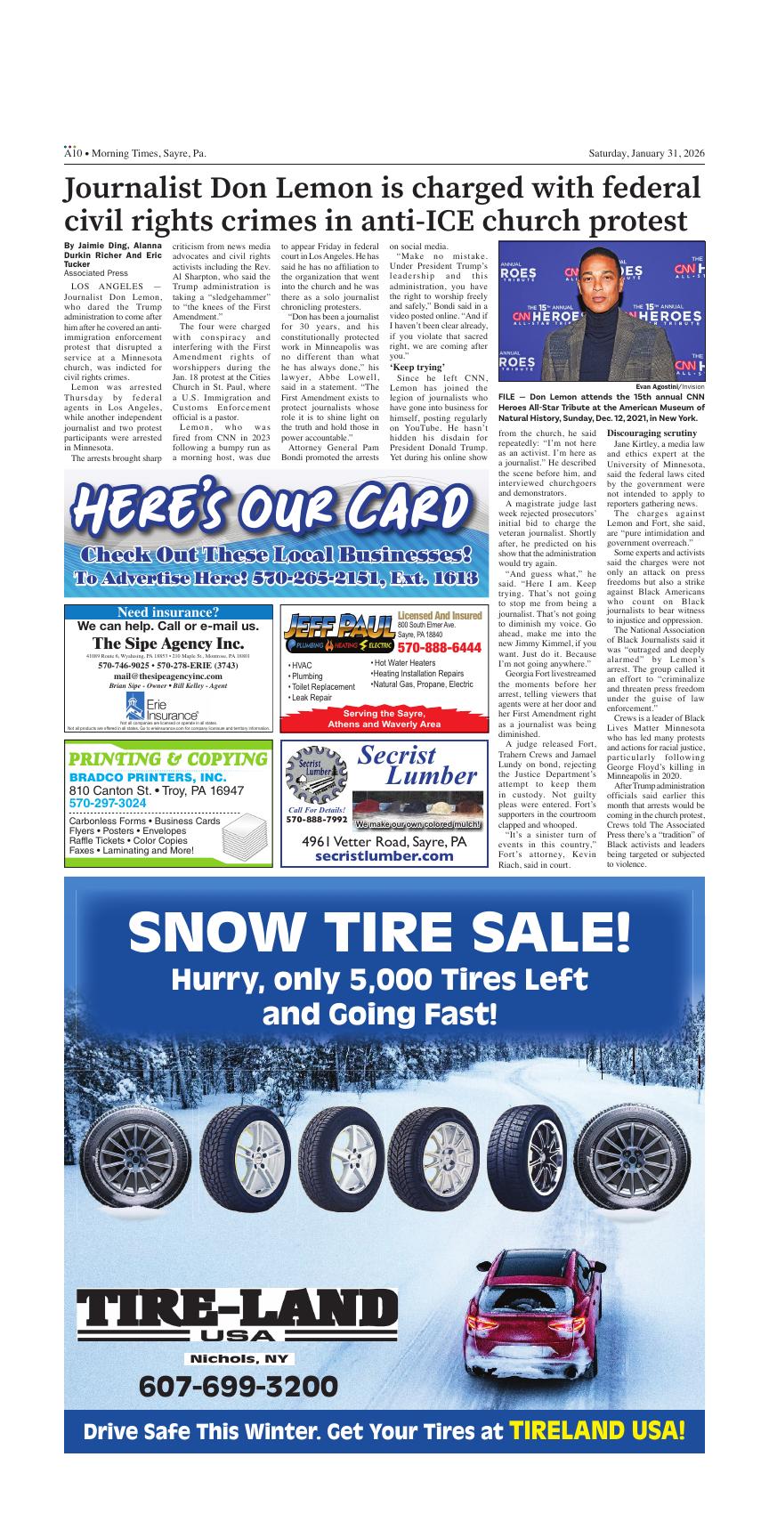 Page A10 | e-Edition | morning-times.com