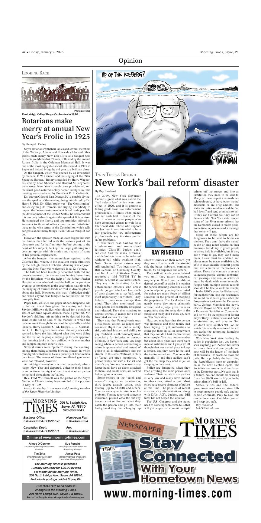 Page A6 | e-Edition | morning-times.com