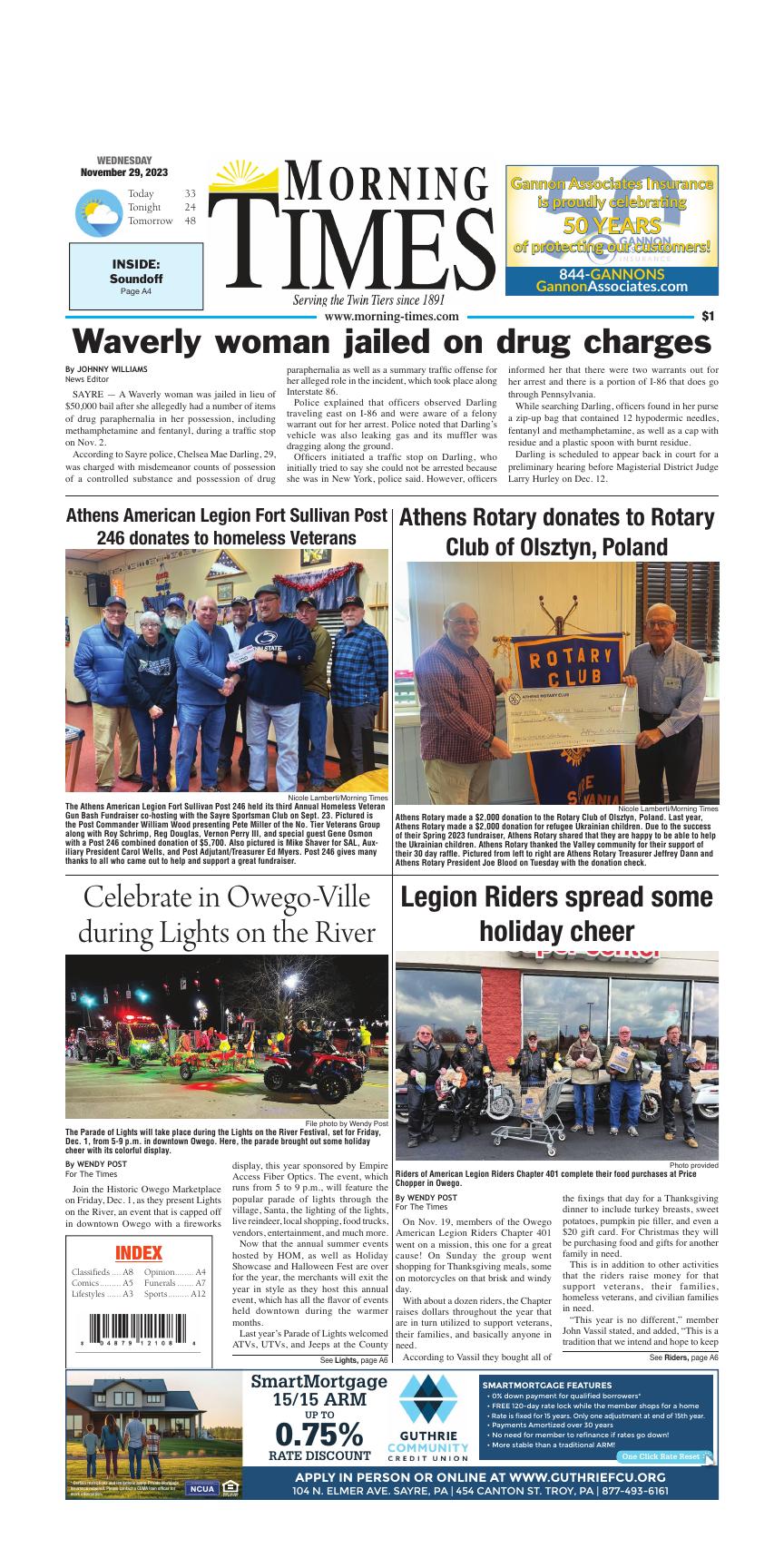 Page A2 | e-Edition | morning-times.com