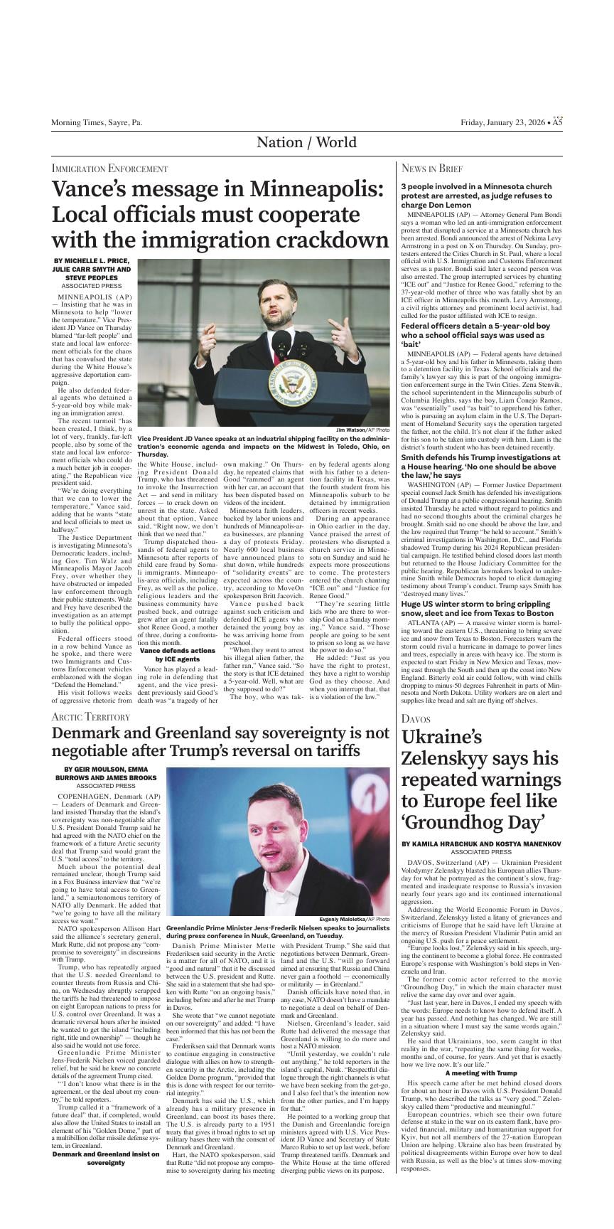 Page A5 | e-Edition | morning-times.com