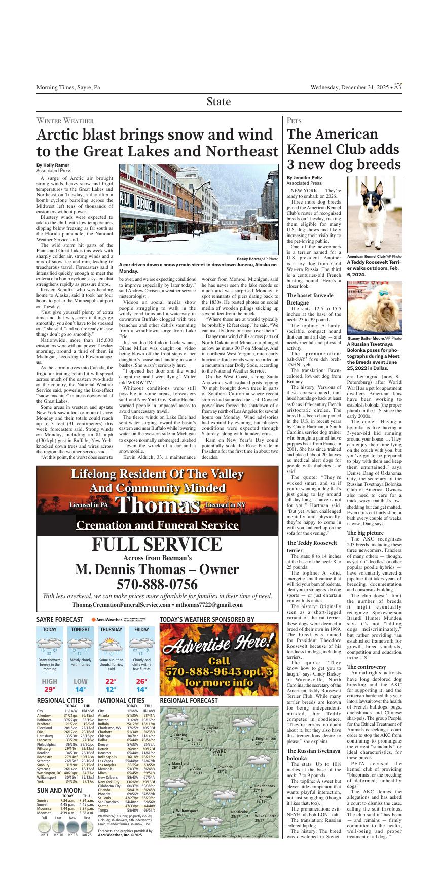 Page A3 | Morning Times | morning-times.com