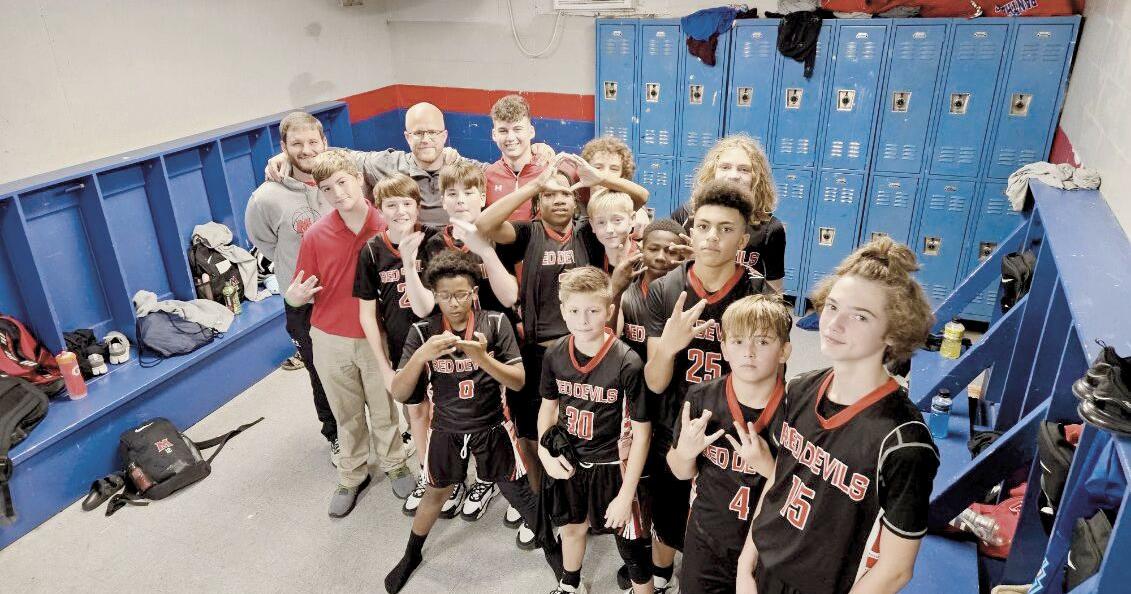 Moulton Middle School 7th grade boys finish with perfect record ...
