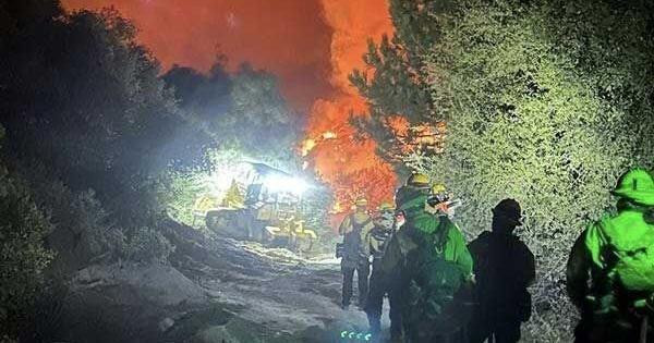 Line Fire flares up | News | mountain-news.com