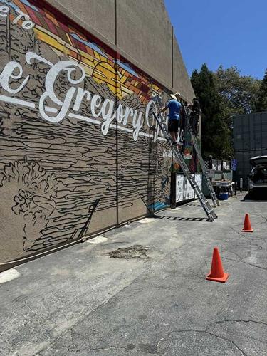 Local Artist Brings New Life to Crestline with Lake Gregory Mural ...