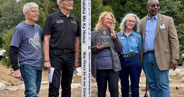 Peace Pole Dedicated to promote unity and harmony | News | mountain ...