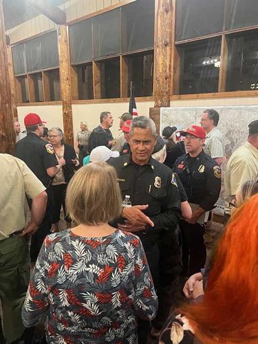 Line Fire Community Information Event Drew a Crowd of Mountain ...