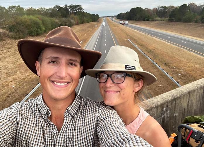 Walking couple finishes journey through Walker County | News ...