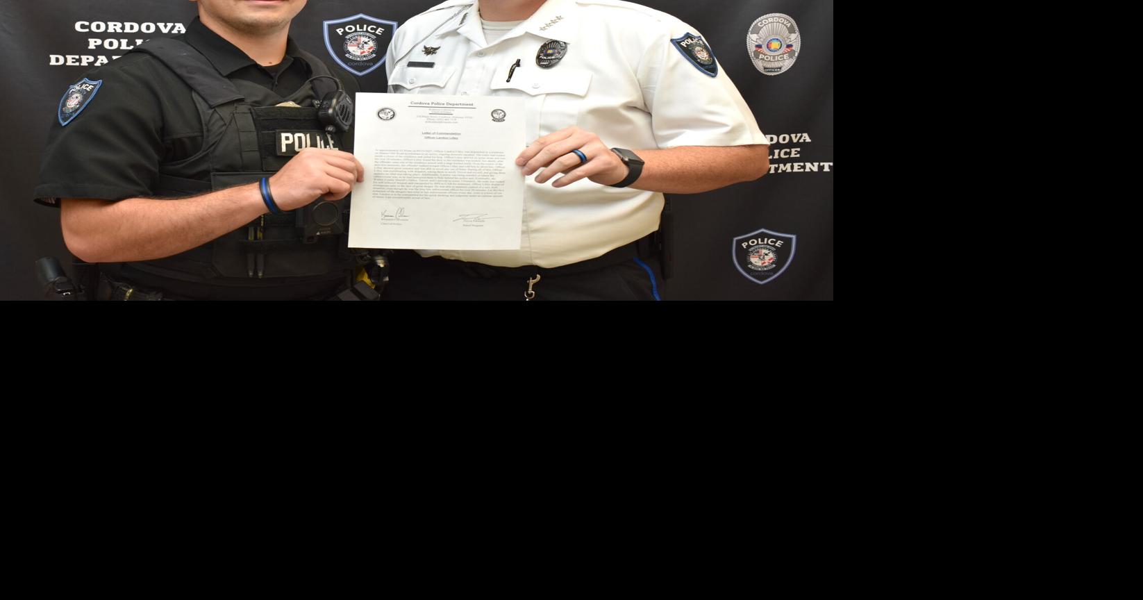 Cordova officer commended for dealing with man with knife | News ...
