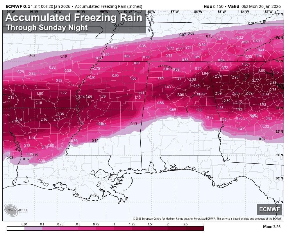 Walker County could be impacted by winter storm late this week | News ...