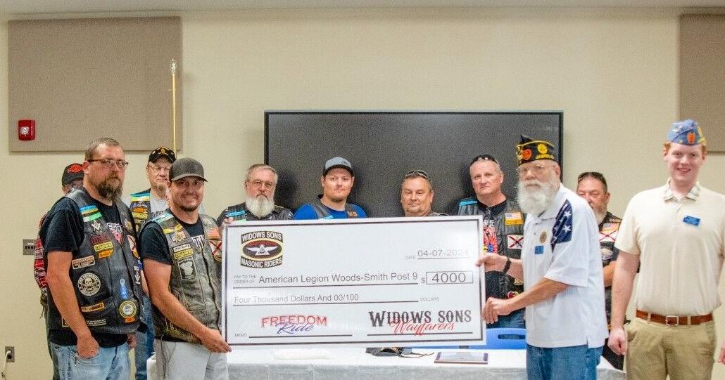 Widow's Sons Masonic Riders donate $4K to Legion post | News ...