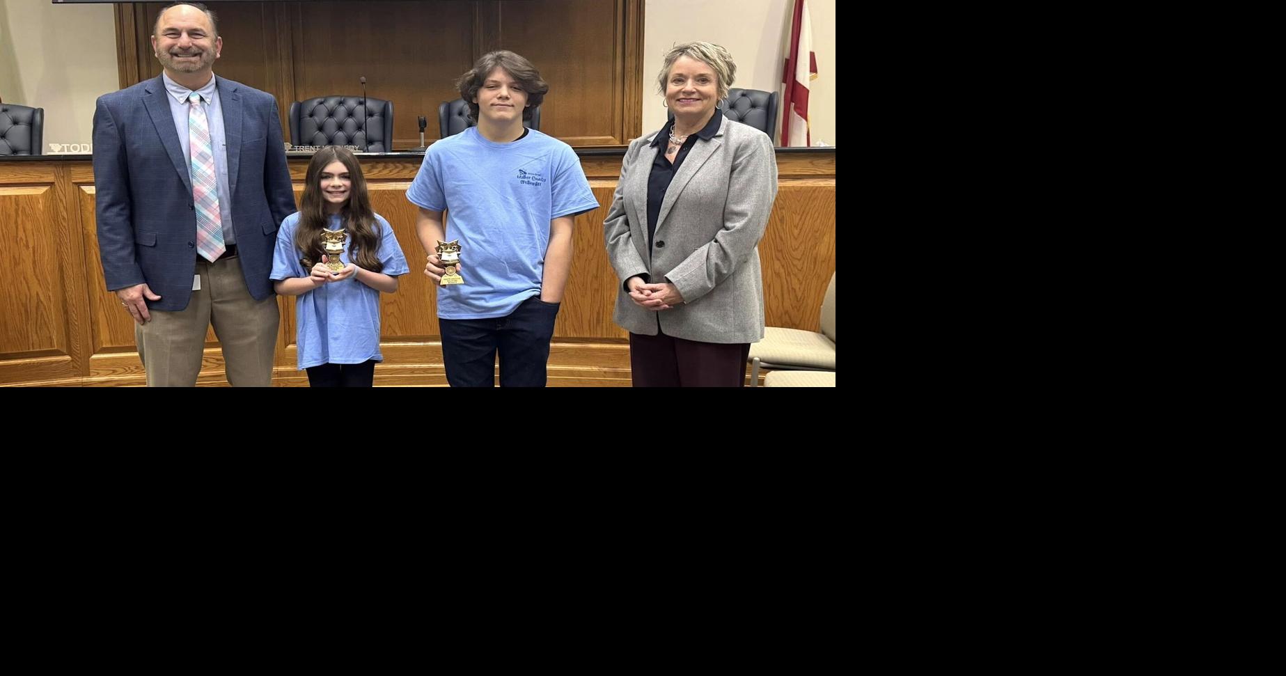 Evelyn Jordan wins county spelling bee; Layne Windom is the runner-up ...