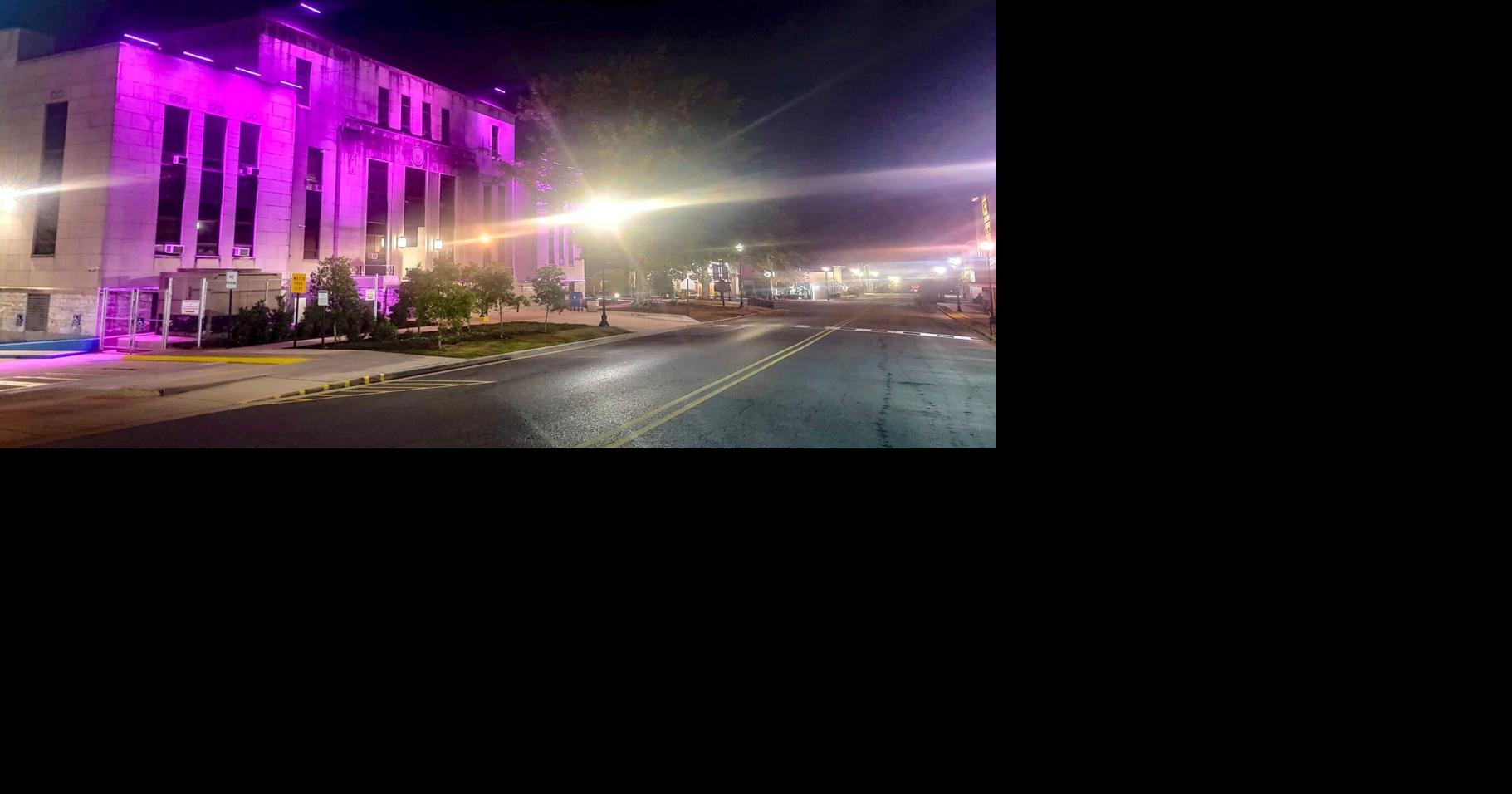 Courthouse bathed in pink for breast cancer awareness | News ...