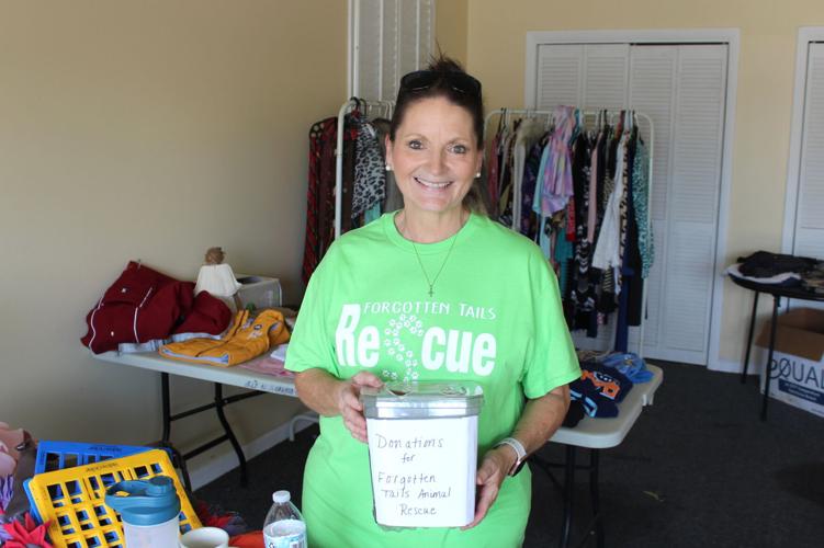 Forgotten Tails Rescue braved the heat during a two-day yard sale to ...