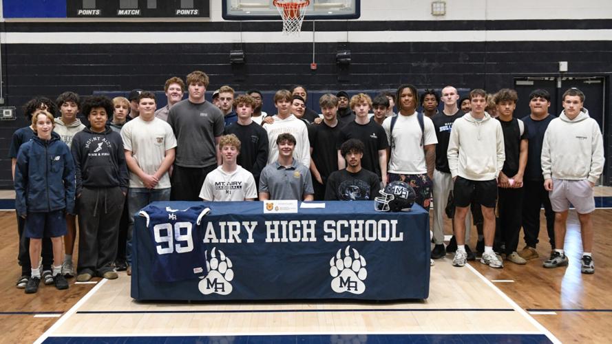 Mount Airy's Ethan Clabo signs to play football at NC A&T | Sports ...