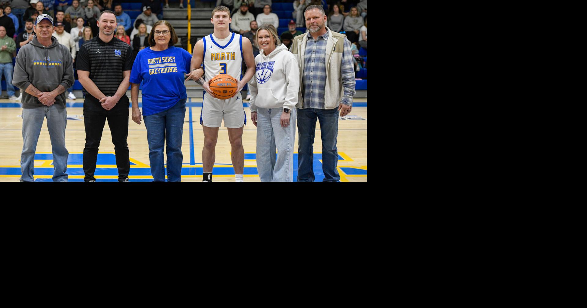 North Surry's Fisher Leftwich scores 1,000th career point | Sports ...