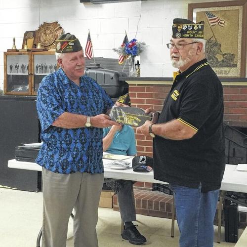 Former VFW commander honored | Local News | mtairynews.com