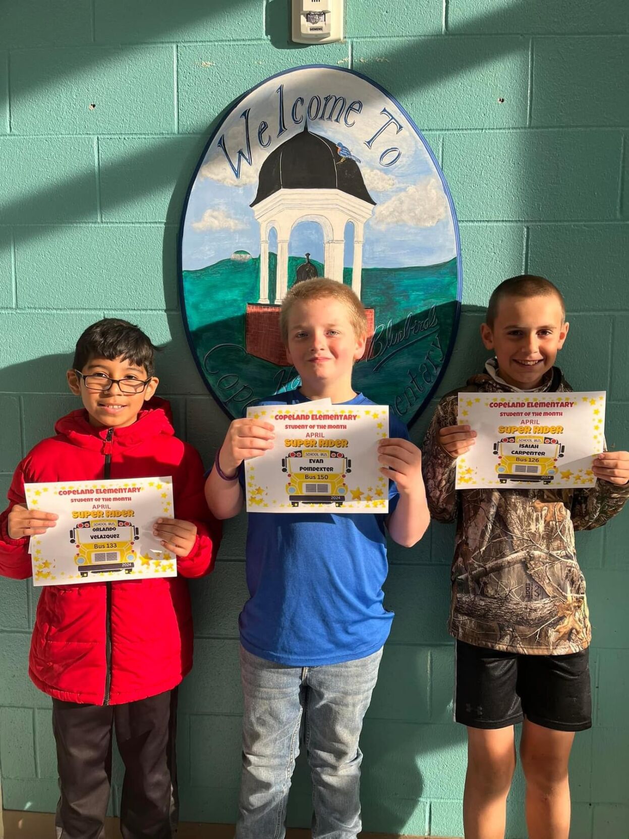 Copeland Elementary names bus riders of month | Lifestyles | mtairynews.com