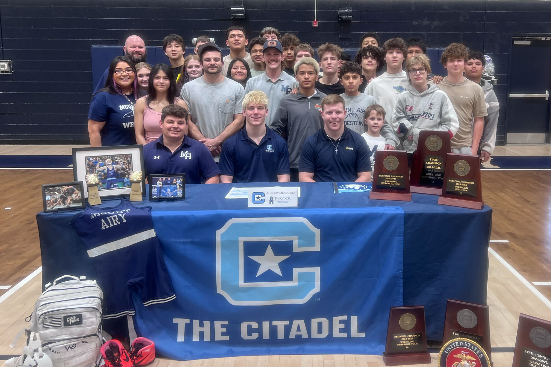Mount Airy's Andrew Meadows to wrestle at The Citadel | Sports ...