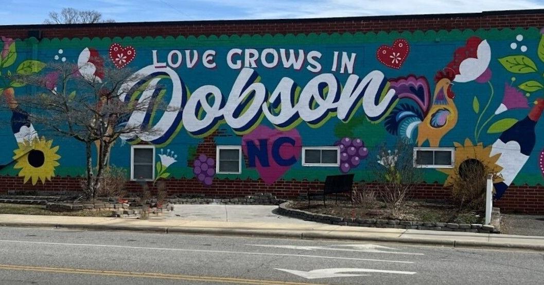 Mural adds color, brings character to downtown Dobson | News ...