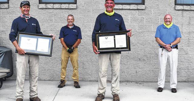 Linemen honored with Volunteer Service Award | Local News | mtairynews.com