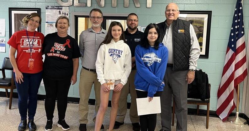 Gentry Middle essay winner shares a vision of a drug free world | News ...